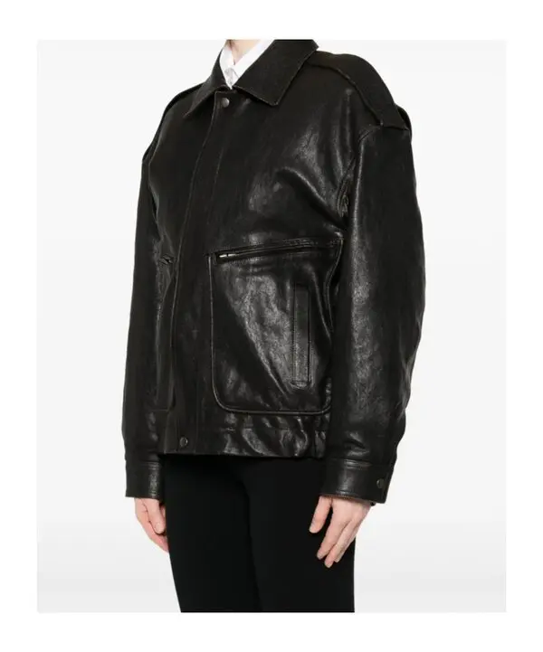 Saint Laurent Leather Jacket - No