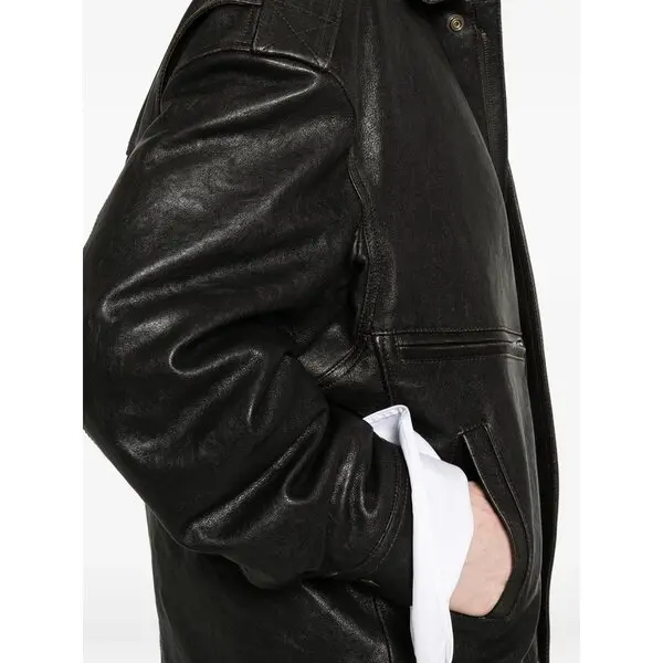 Saint Laurent Leather Jacket - No