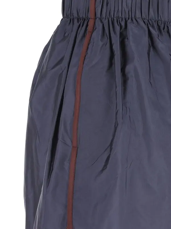 Prada Elasticated Waistband Shorts With Triangle Logo