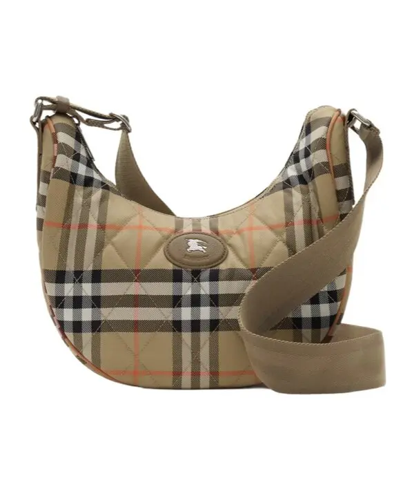 Burberry Large Horseshoe Crossbody Bag - Sand Beige