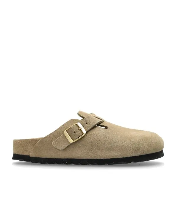 BIRKENSTOCK Buckled Clogs - Beige