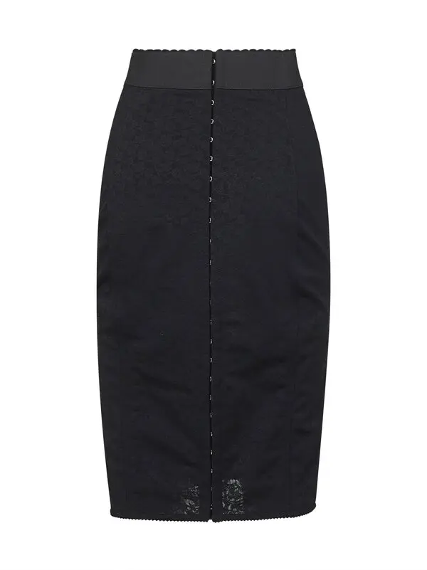 Dolce & Gabbana Lace Panel Midi Skirt