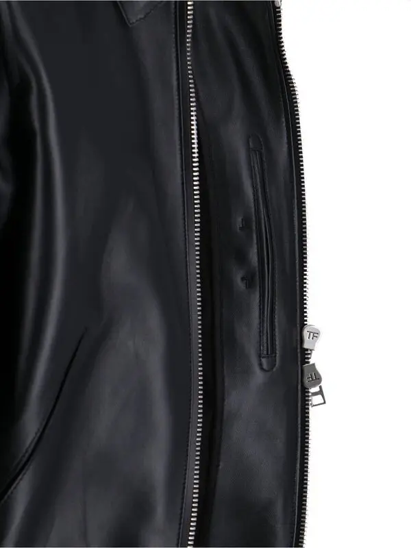 TOM FORD Leather Bomber Jacket