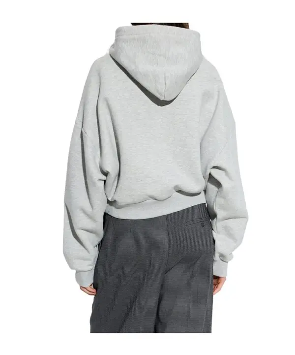 VIVIENNE WESTWOOD Cropped Hoodie - Grey