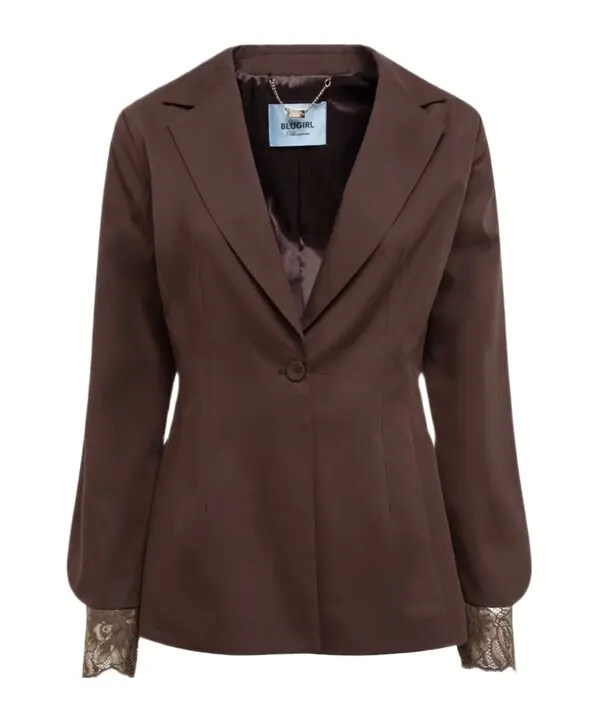 BLUGIRL Lace-trim Blazer - Black
