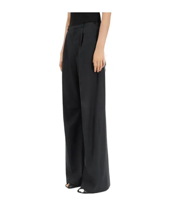 MAISON MARGIELA Pinstriped Wide-leg Trousers
