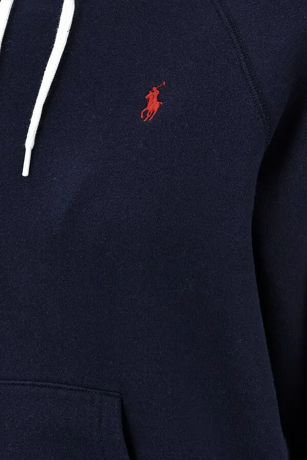 Polo Ralph Lauren Shrunken Fit Fleece Hoodie - Black