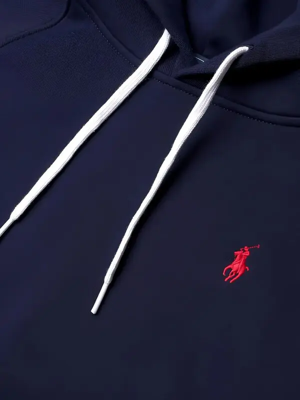 Polo Ralph Lauren Shrunken Fit Fleece Hoodie - Black