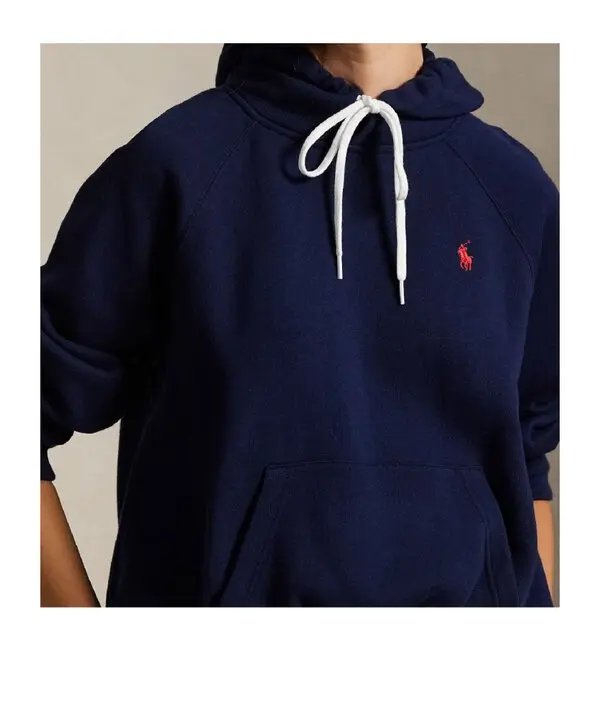 Polo Ralph Lauren Shrunken Fit Fleece Hoodie - Black