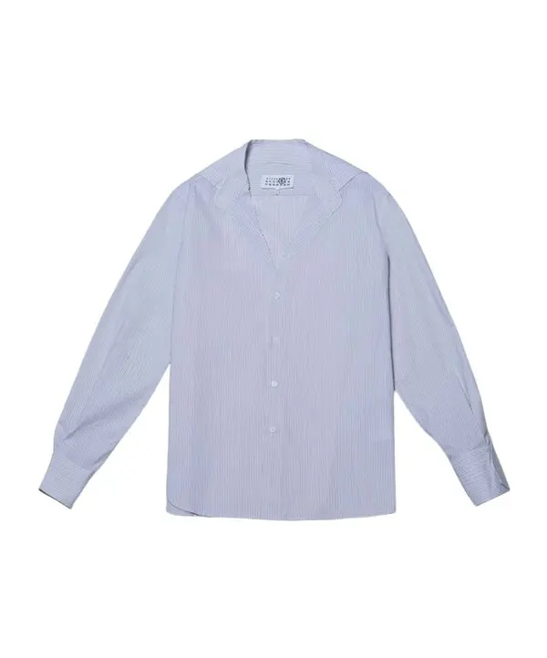 MAISON MARGIELA Striped V-neck Shirt
