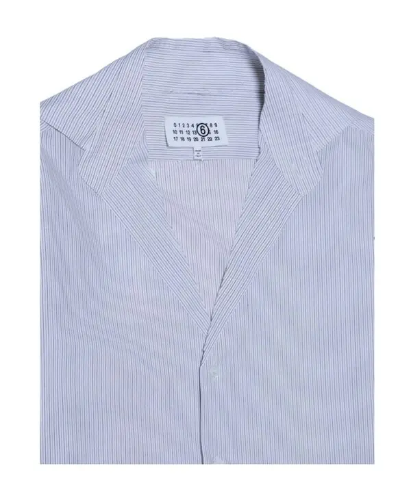 MAISON MARGIELA Striped V-neck Shirt