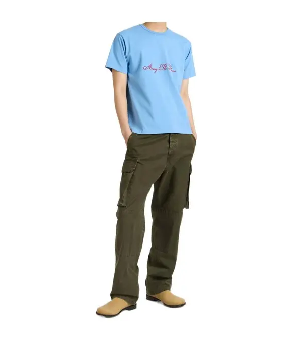 J.W.ANDERSON Lettring-embroidery T-shirt
