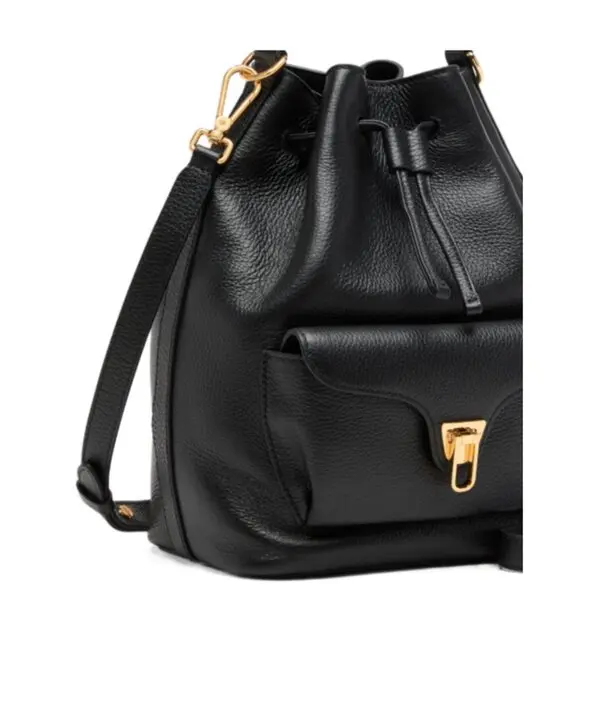 COCCINELLE Beat Generation Medium Bucket Bag - Black