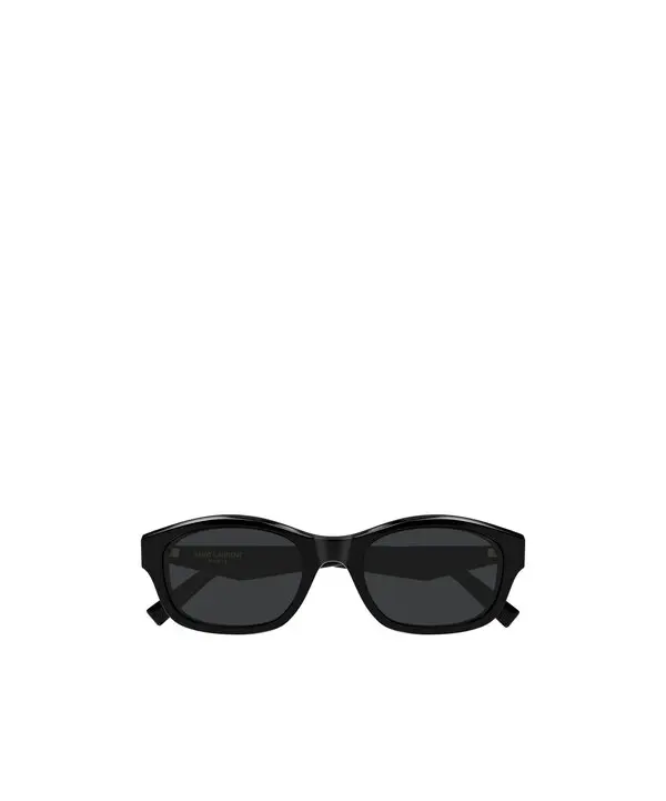Saint Laurent Geometric Frame Sunglasses - Black