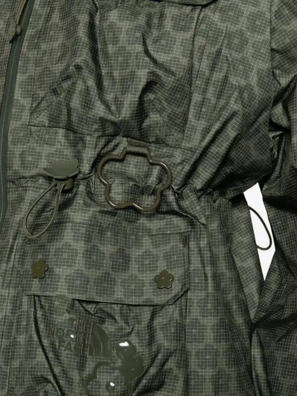 The North Face X Cecilie Bahnsen Tenzin Convertible Jacket With Geometric Print - Black
