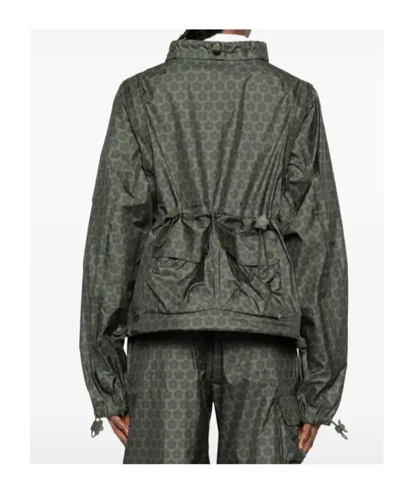 The North Face X Cecilie Bahnsen Tenzin Convertible Jacket With Geometric Print - Black