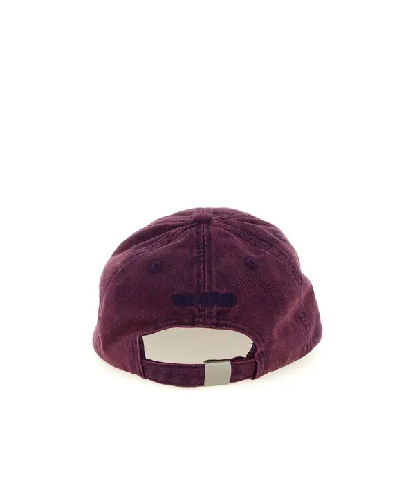 Attico Faded Logo-embroidery Baseball Cap - Red