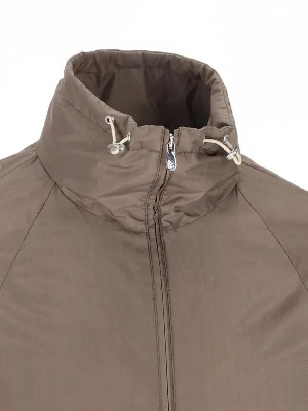 Brunello Cucinelli Long-sleeved Zip-up Jacket - Hazelnut