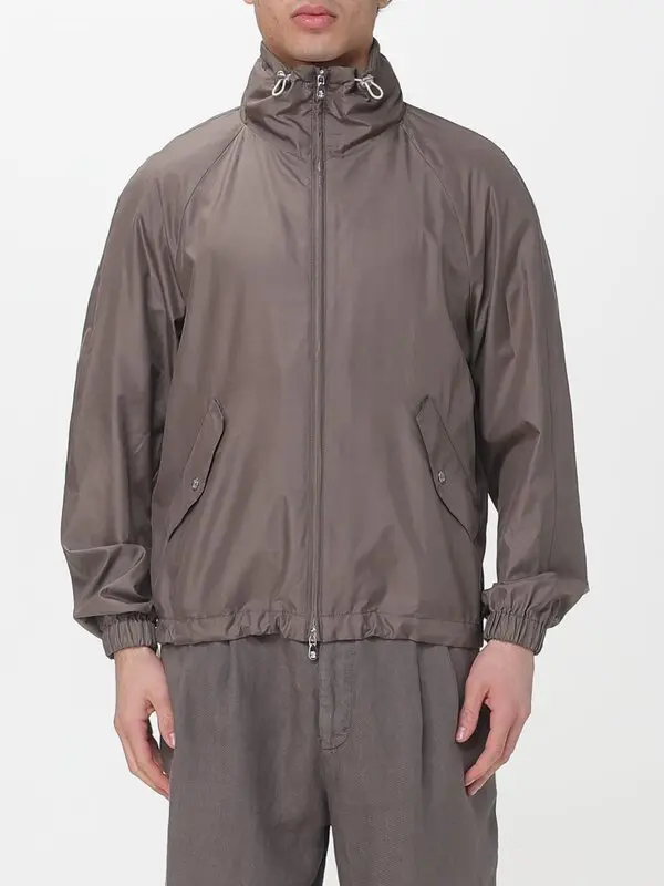 Brunello Cucinelli Long-sleeved Zip-up Jacket - Hazelnut
