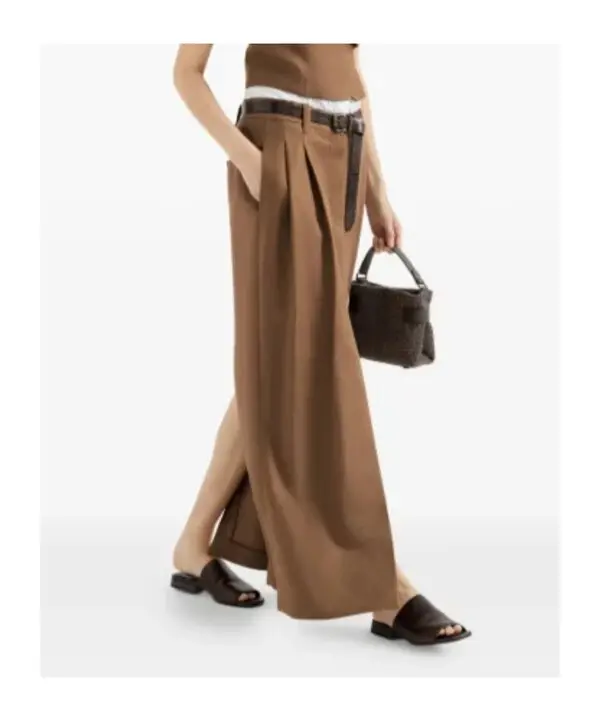 Brunello Cucinelli Monili Detailed Midi Skirt - No