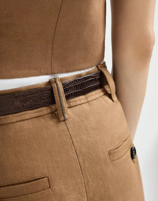 Brunello Cucinelli Monili Detailed Midi Skirt - No