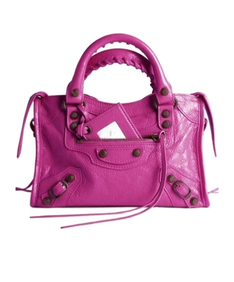 Balenciaga Le City Mini Shoulder Bag - Rhododendron