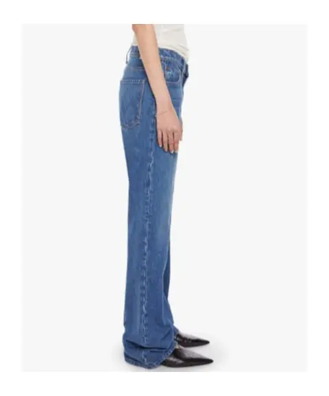 MOTHER The Mixer Hell Jeans Flared Hem - Blue