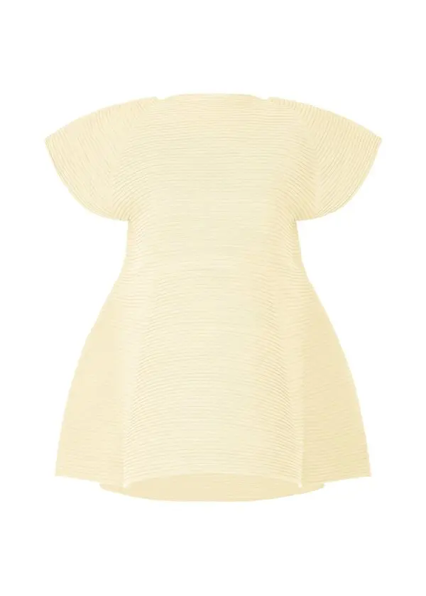 Issey Miyake Corrugated Knit Mini Dress - Nude
