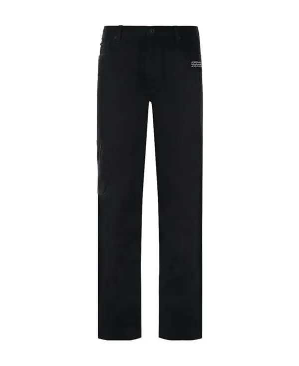 Off-White Logo Print Jeans