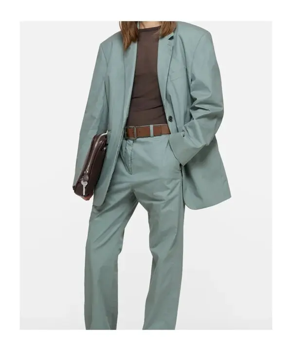Acne Studios Suit Jacket With Attached Scarf