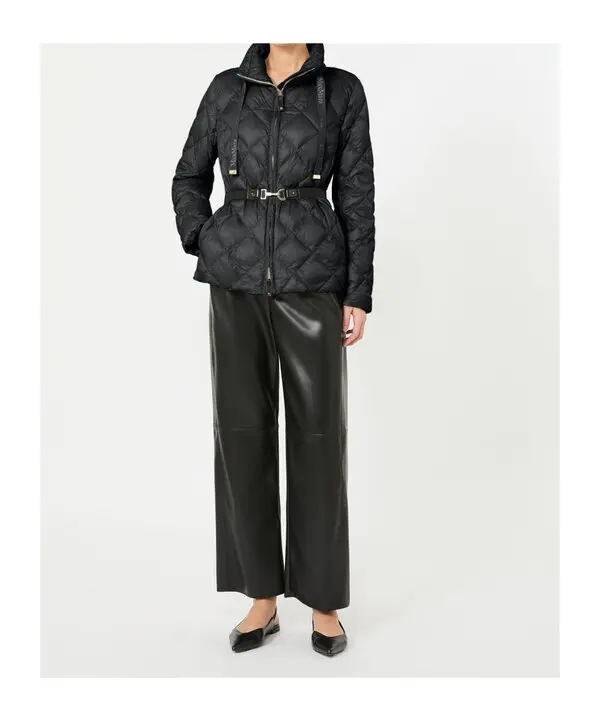 Max Mara Belted Quilted Jacket