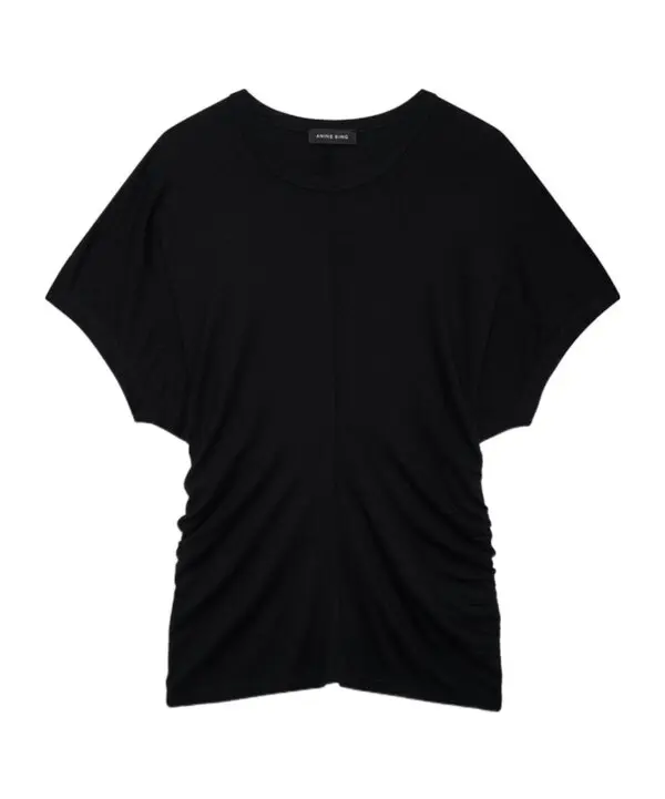 ANINE BING Zadig Crewneck T-shirt - Black