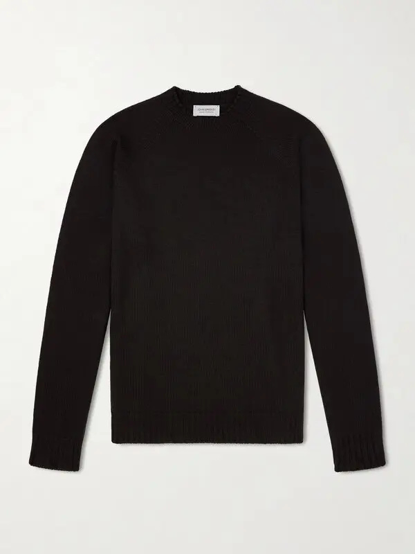 John Smedley Denver Extrafine Merino Wool Crewneck Sweater