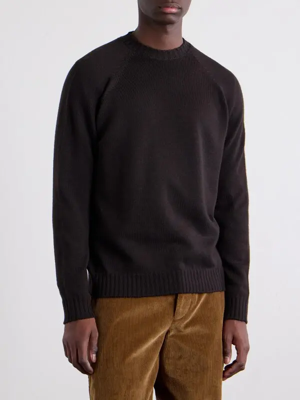 John Smedley Denver Extrafine Merino Wool Crewneck Sweater