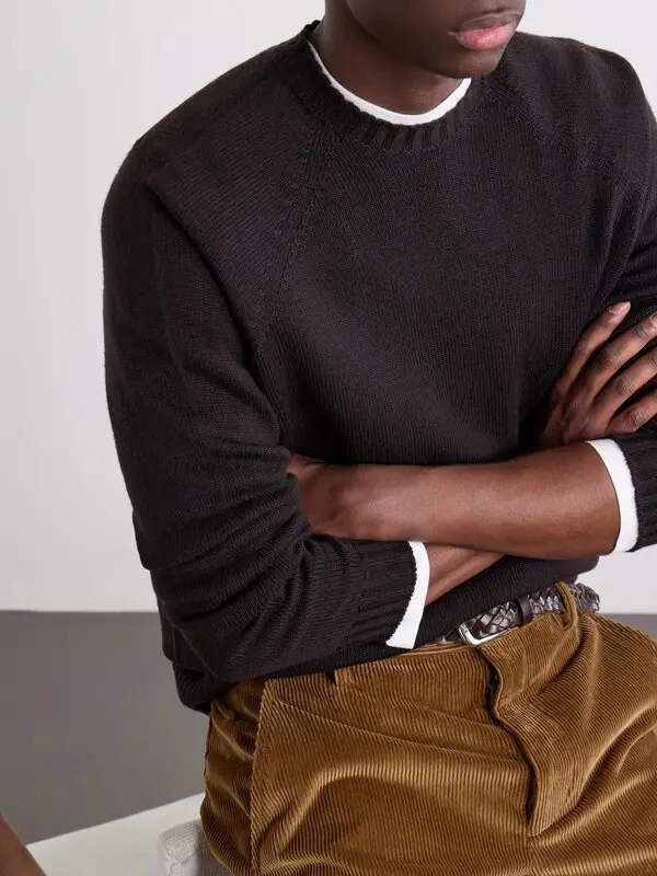 John Smedley Denver Extrafine Merino Wool Crewneck Sweater