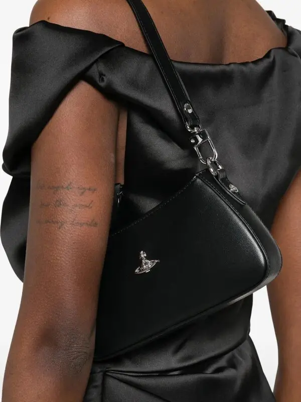 VIVIENNE WESTWOOD Tasha Zipped Shoulder Bag - Black