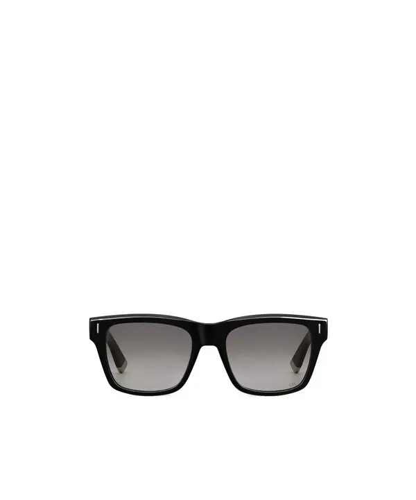 Dior Full-rimmed Rectangle Sunglasses With Cd Logo - Black
