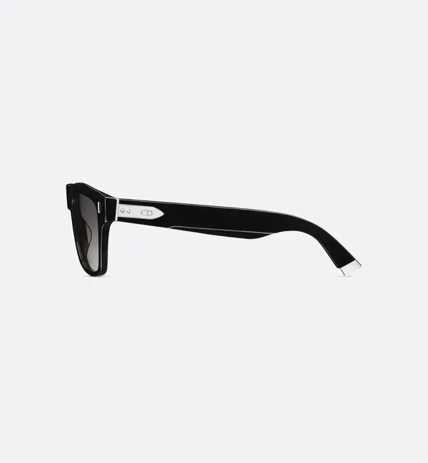 Dior Full-rimmed Rectangle Sunglasses With Cd Logo - Black