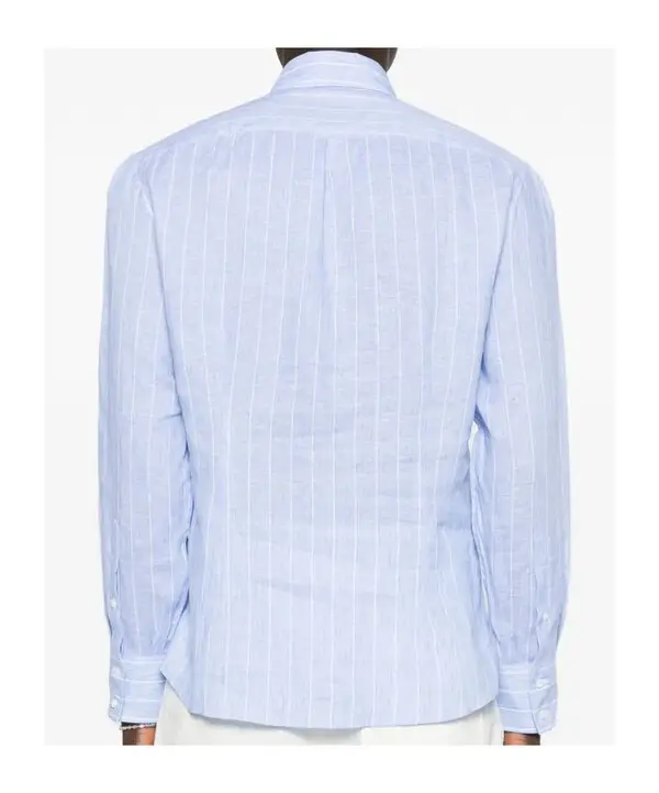 Brunello Cucinelli Collared Long-sleeved Shirt