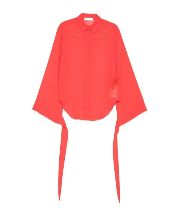 THE FRANKIE SHOP Long Sleeve Shirt - Orange