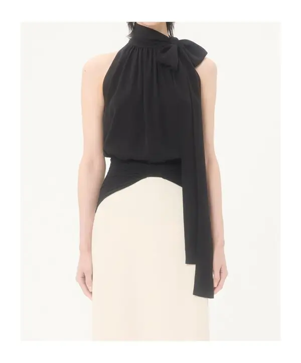 Valentino Garavani Sleeveless Bow Detail Top