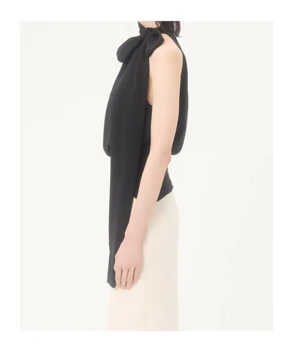 Valentino Garavani Sleeveless Bow Detail Top
