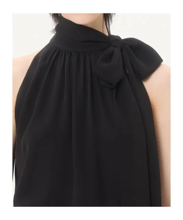 Valentino Garavani Sleeveless Bow Detail Top