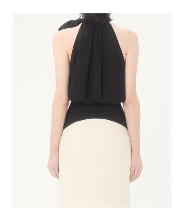 Valentino Garavani Sleeveless Bow Detail Top