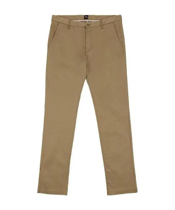 Hugo Boss Logo Casual Pants - Brown