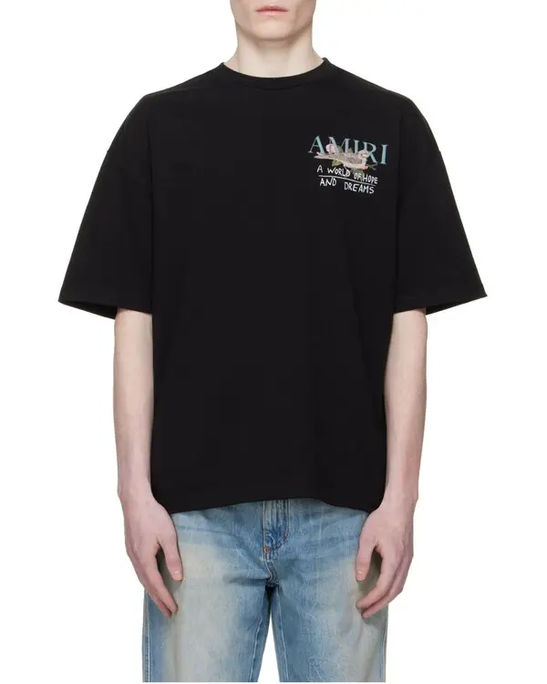 Amiri Hope And Dreams Crewneck T-shirt - Black