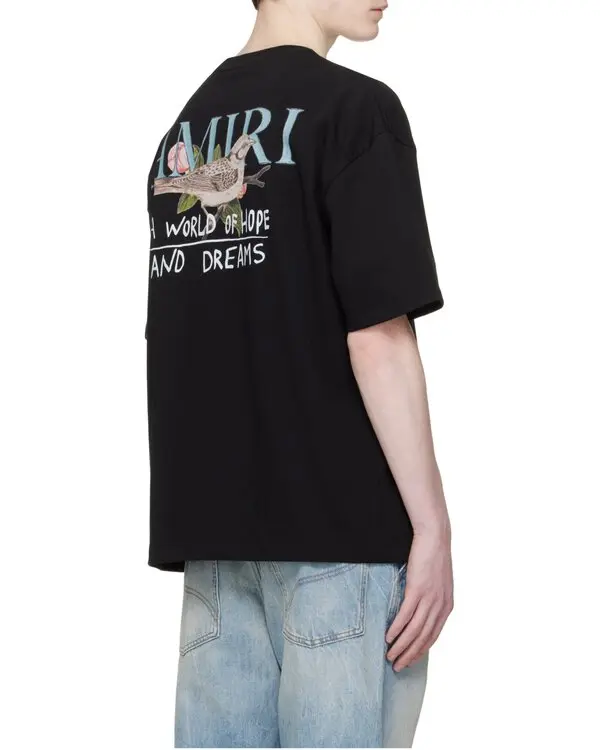 Amiri Hope And Dreams Crewneck T-shirt - Black