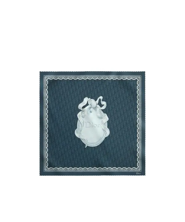 Dior Médaillon 70 Square Scarf - Blue