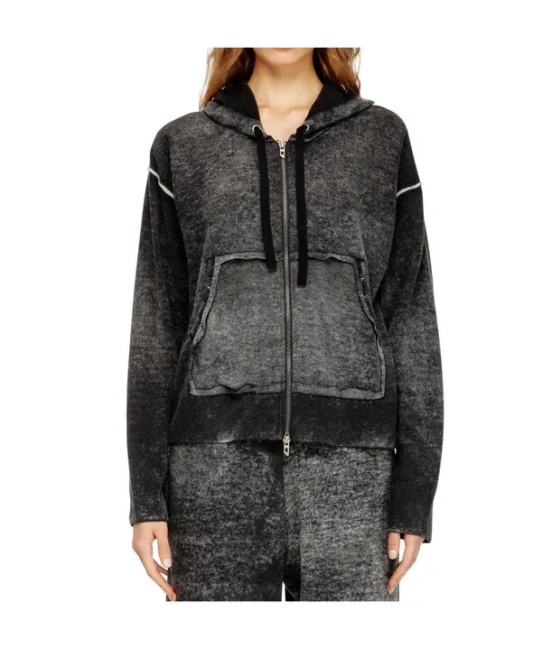 DIESEL® M-hermine Zip-up Hoodie