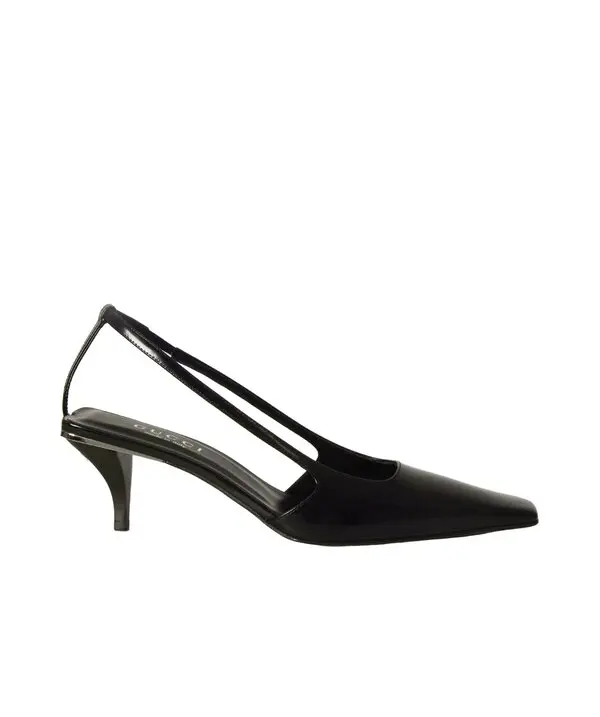 Gucci Pointed-toe Slingback Pumps - Black